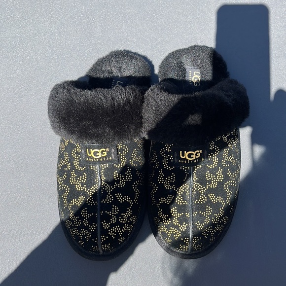 UGG | Shoes | Ugg Where Design Slippers With Extra Thick Lining In Gold ...